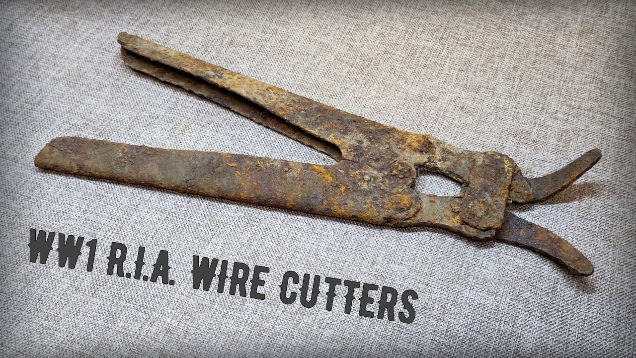 WW1 Russian WIRE CUTTERS lost 110 years ago, restored now! - YouTube