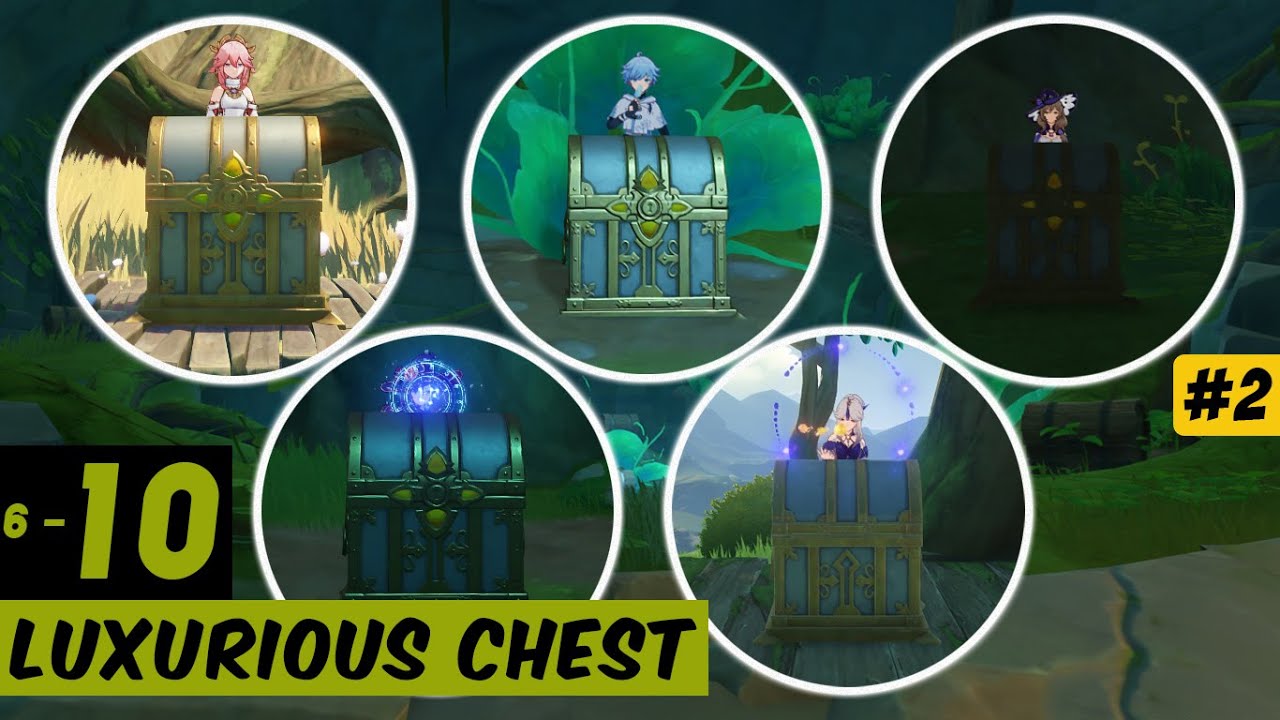 5 Luxurious Chest in Sumeru PART #2 || Genshin Impact 3.0 | Hidden ...