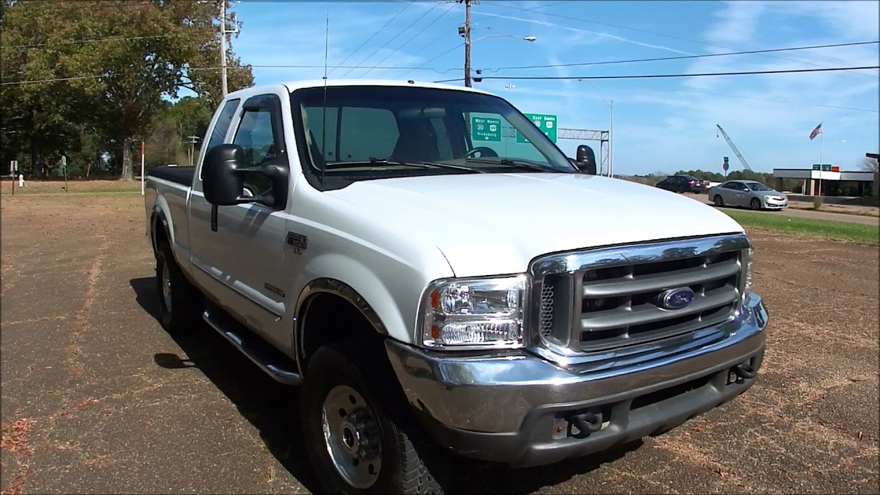 2002 Ford F250 XLT 4x4 7 3 Test Drive - YouTube