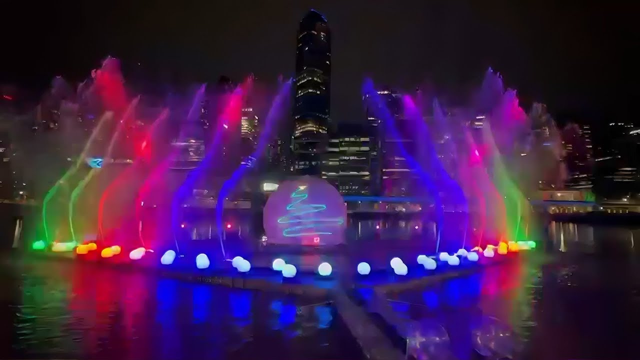 Crown Christmas River Show Melbourne 2024 🎄🌊#CrownChristmasRiverShow # ...