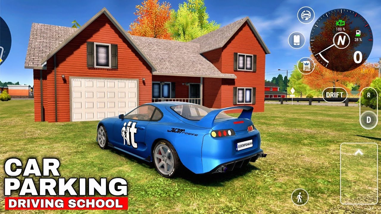 Toyota Supra MK4 – Car Parking Driving School Gameplay - YouTube