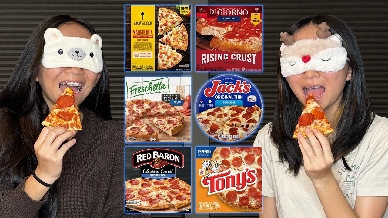 FROZEN PIZZA Taste Test! 🍕 | Janet and Kate - YouTube