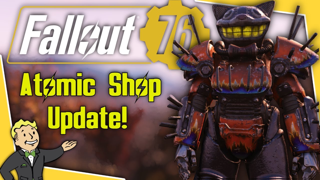 Fallout 76 - Atomic Shop Update: Hellfire Paint, Mr. Fuzzy Helmet ...