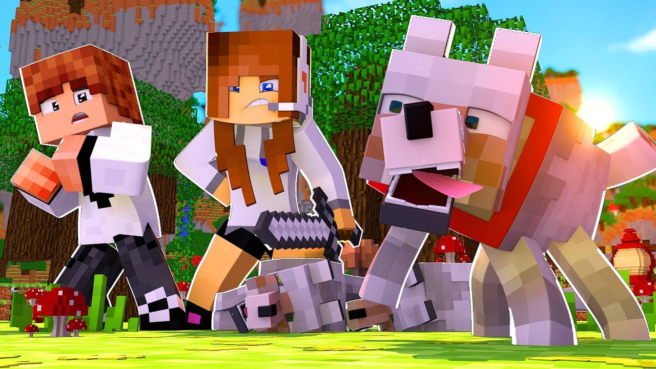 Minecraft: TÚNEL DA SORTE - EU MATEI OS CACHORROS | BIBI | - YouTube