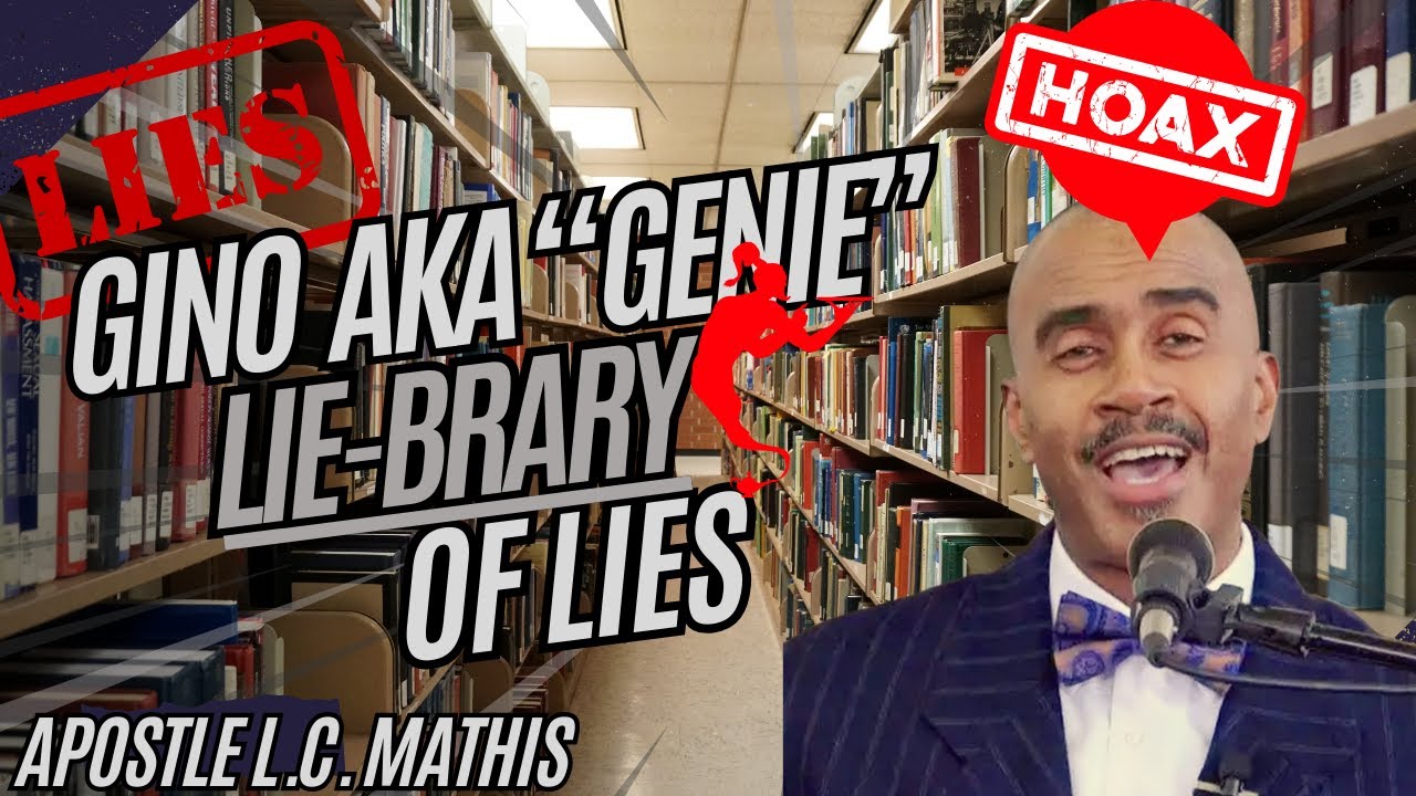 Pastor Gino aka "The Genie" a Lie-brary of Information | created by ...
