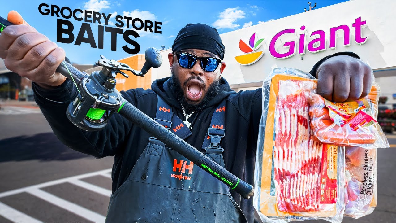 Grocery Store Best Catfish Baits Challenge - YouTube