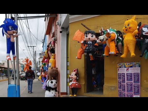 AQUI ESTÁN LAS MEJORES "PIÑATAS" DE GUATEMALA, PARQUE COLÓN - YouTube
