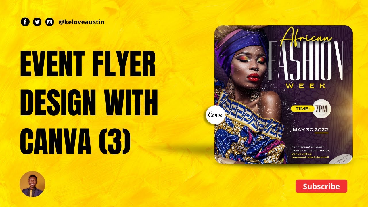 How to Create an Event Flyer in Canva (3) - YouTube