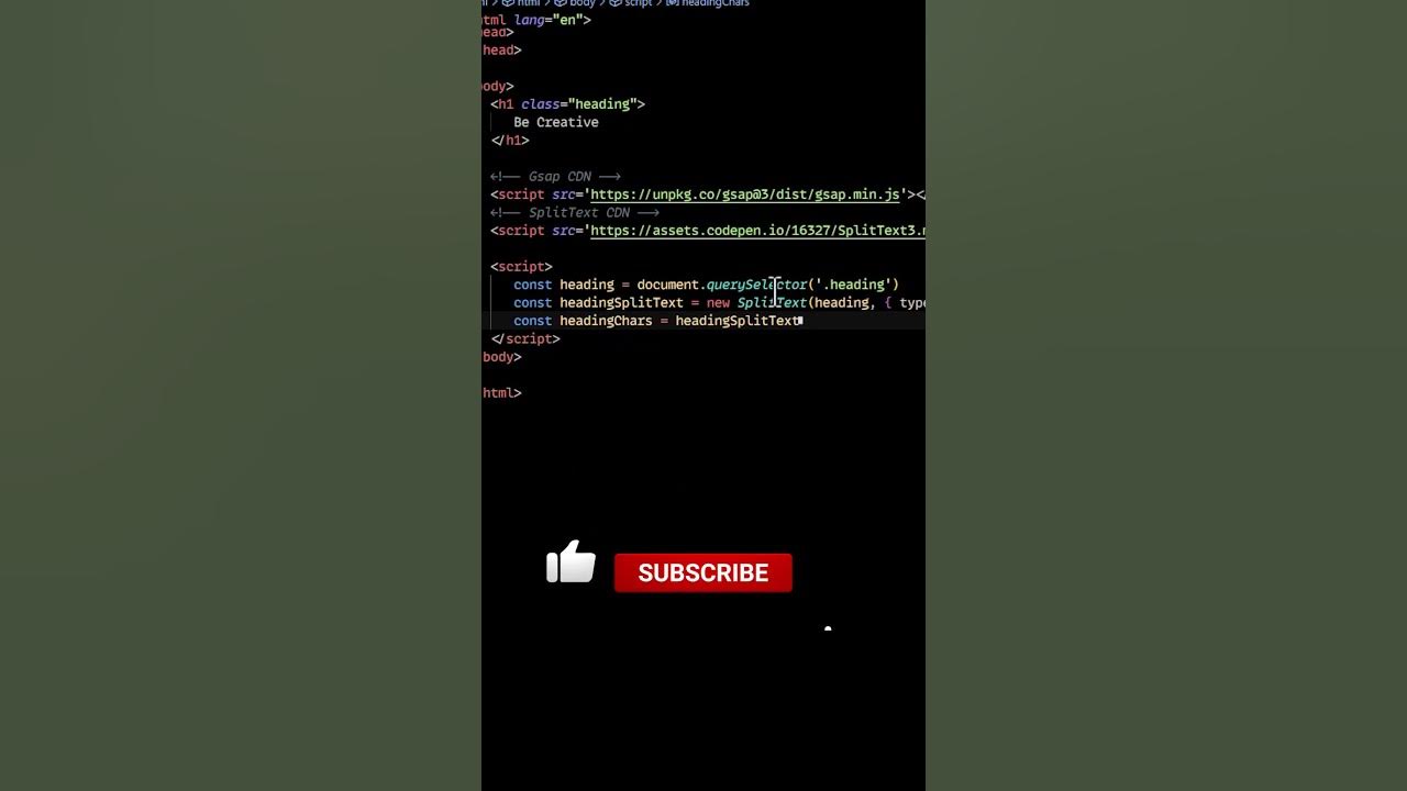 Blurry Text Reveal Animation | HTML CSS & JavaScript (GSAP) #gsap #gsapanimation #cssanimations ...
