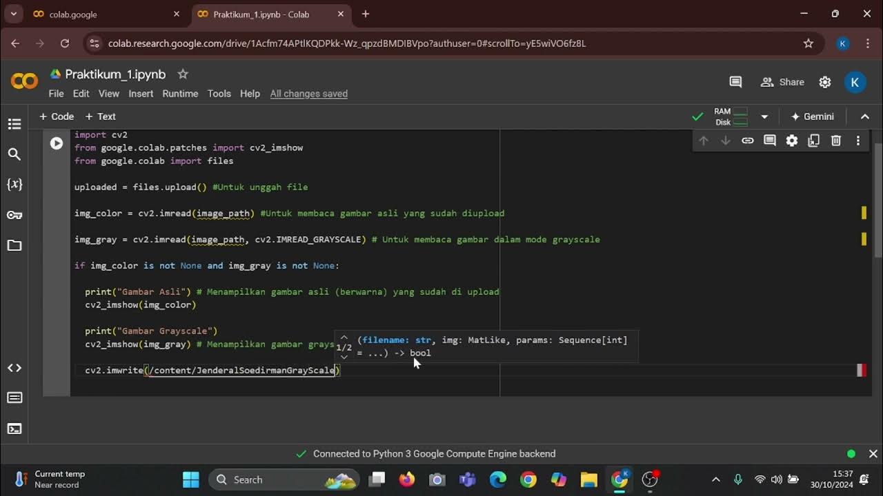 Praktikum 1 Pengenalan OpenCV Python - YouTube