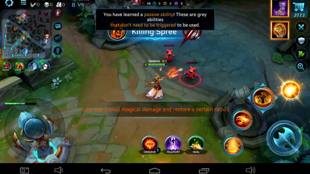 ليج اوف ليجندز للموبايل League Of Legends For Mobile Youtube