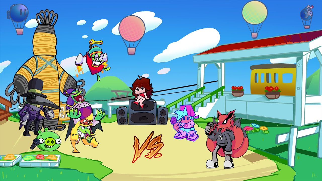 SUPER MARIO BROS, ANGRY BIRDS Y SPRINGHEEL APARECEN EN FNF (MODS EN LA ...