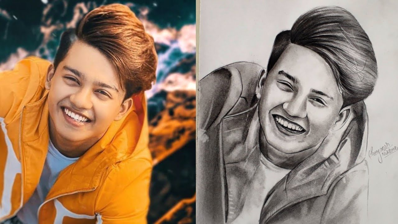 Drawing of Riyaz Aly/ sketch of riyaz aly - YouTube