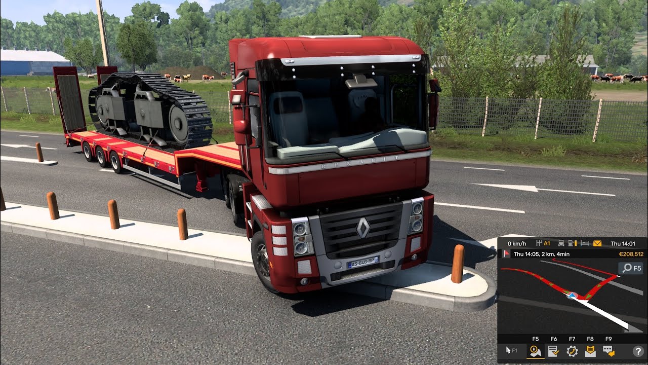 Euro Truck Simulator 2 | Tracker Delivery Truck Driving Gameplay - YouTube