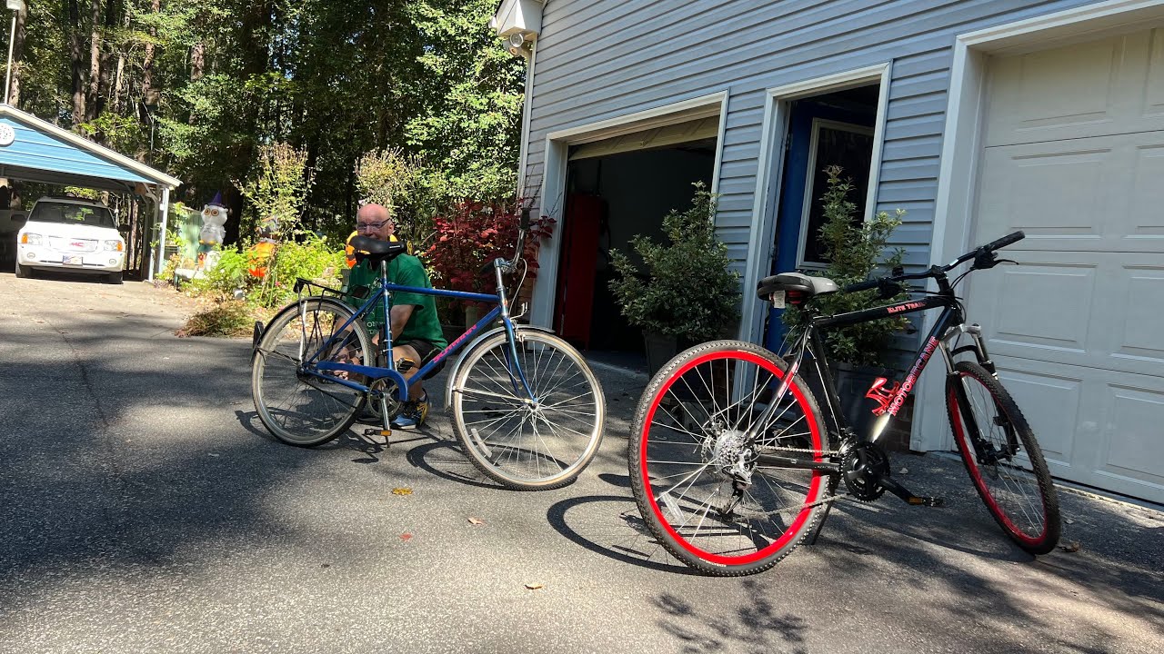 Day 2677 Tesla Ruby Bike Restoration - New Campus Ride - YouTube