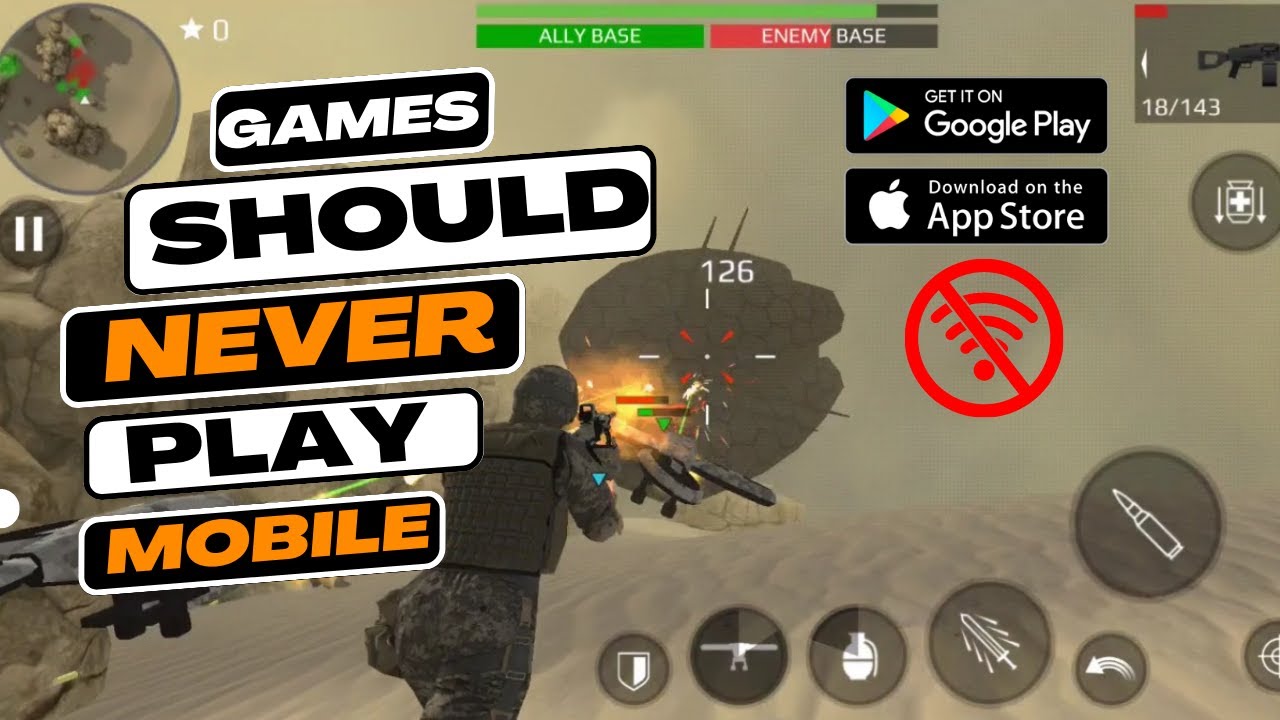 5 Action Games You Should NEVER Play on Mobile! - YouTube