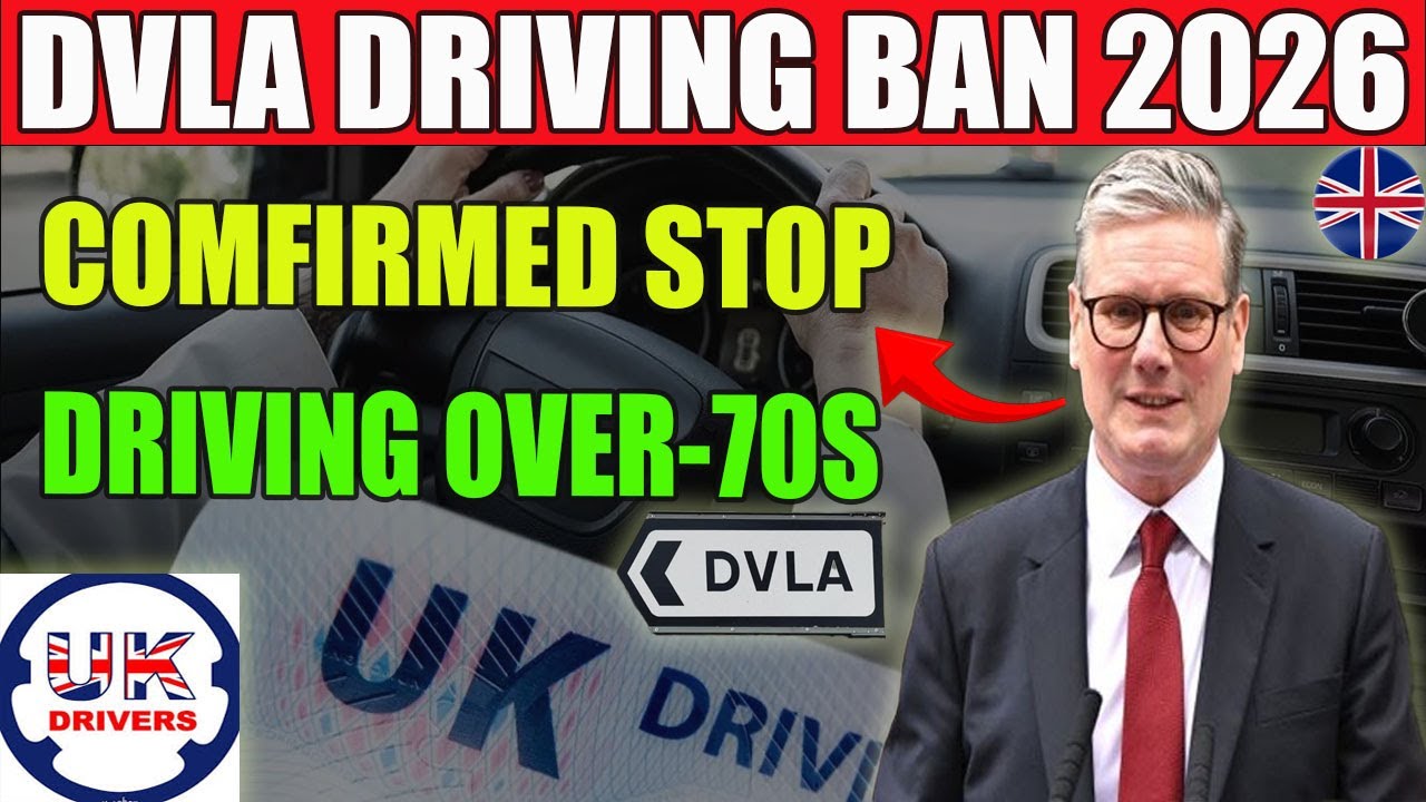 SHOCKING DVLA UPDATE! Over 70 Driving Ban & New 2026 Rules EXPOSED ...