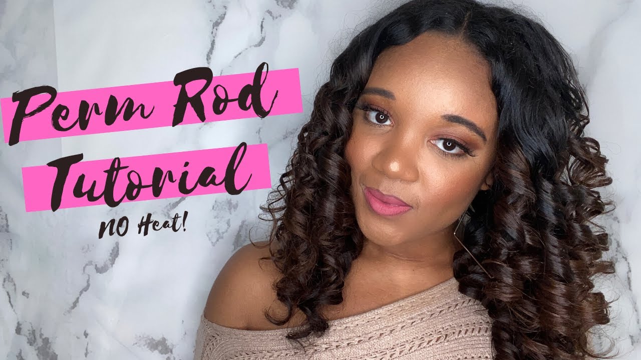 Big, Bouncy Curls with PERM RODS | Quick, Easy, and NO HEAT! - YouTube