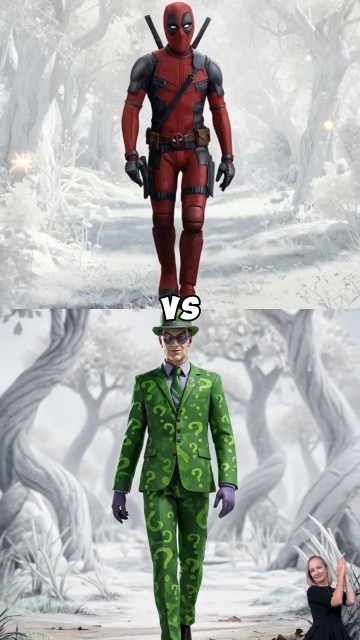 Deadpool vs The Riddler vs Superman T-800 Terminator vs Bane Fight ...