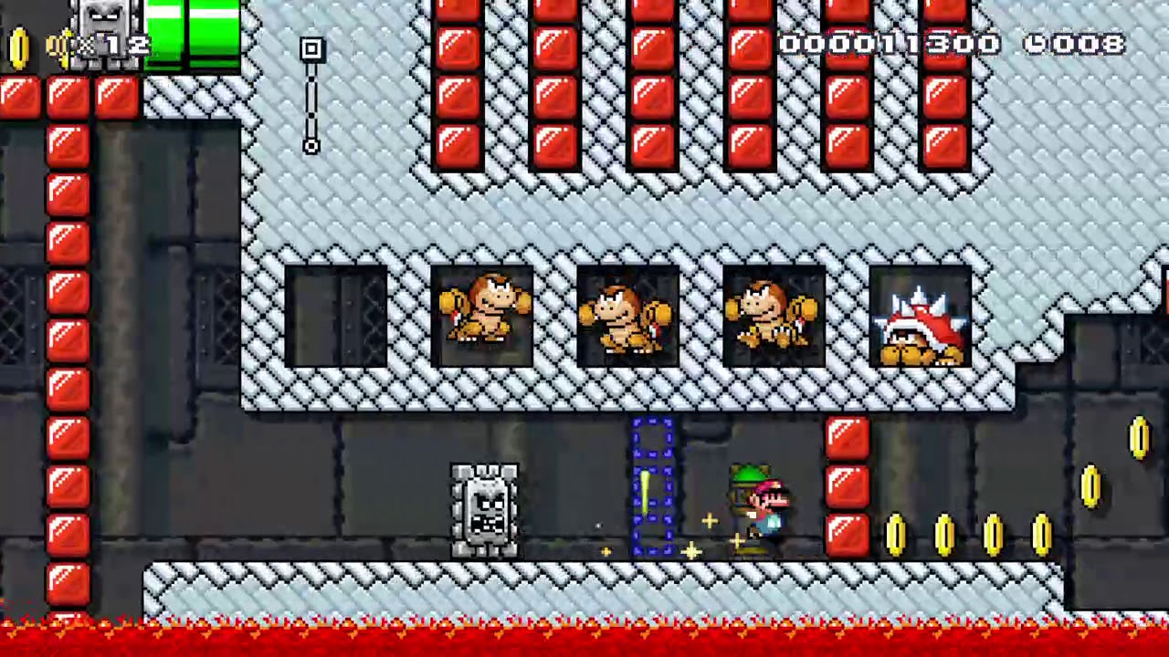 Super Mario Maker: On/Off Castle - YouTube