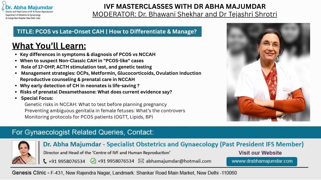 PCOS vs Late-Onset CAH | How to Differentiate & Manage? | Masterclass ...