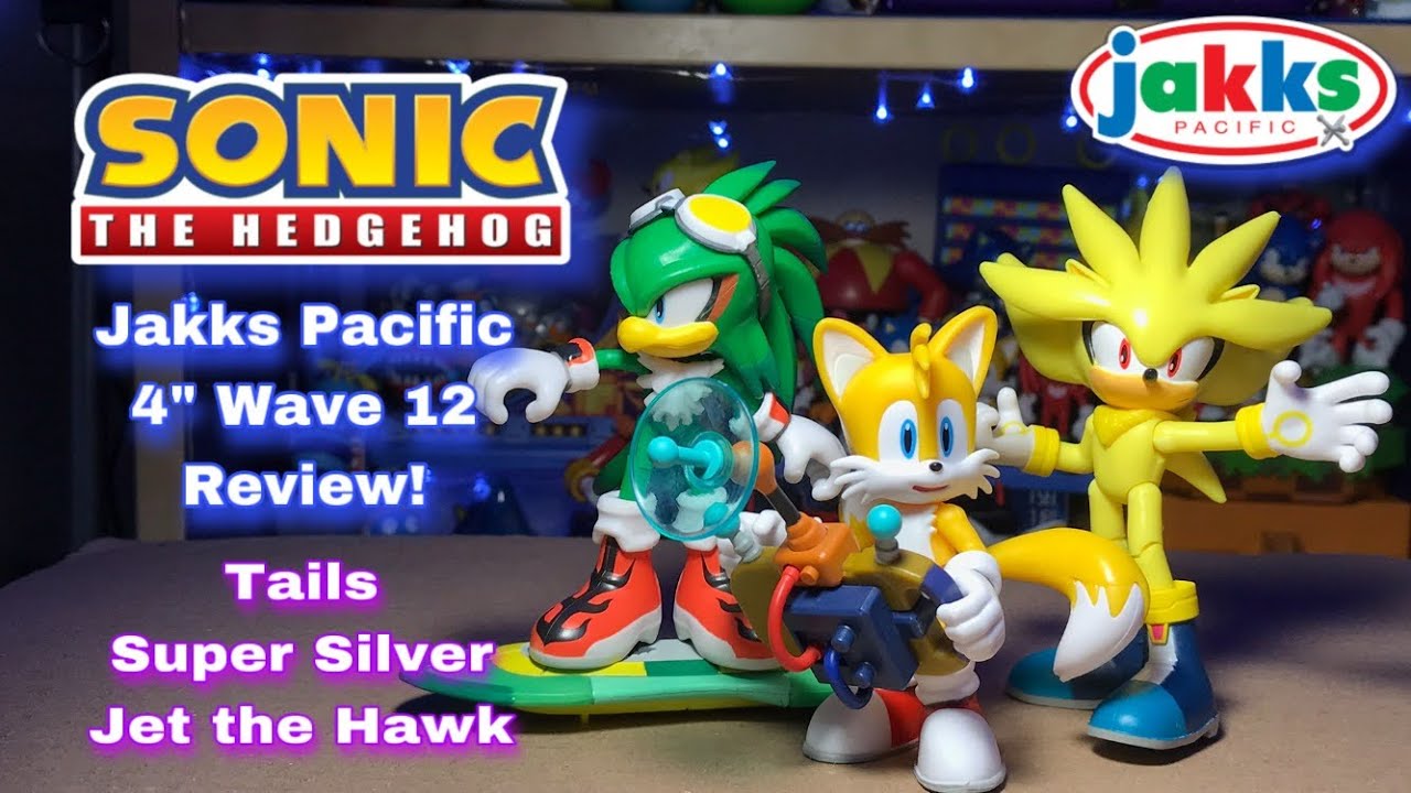 Jakks Sonic the Hedgehog Wave 12 Figure Review! (Jet, Super Silver ...