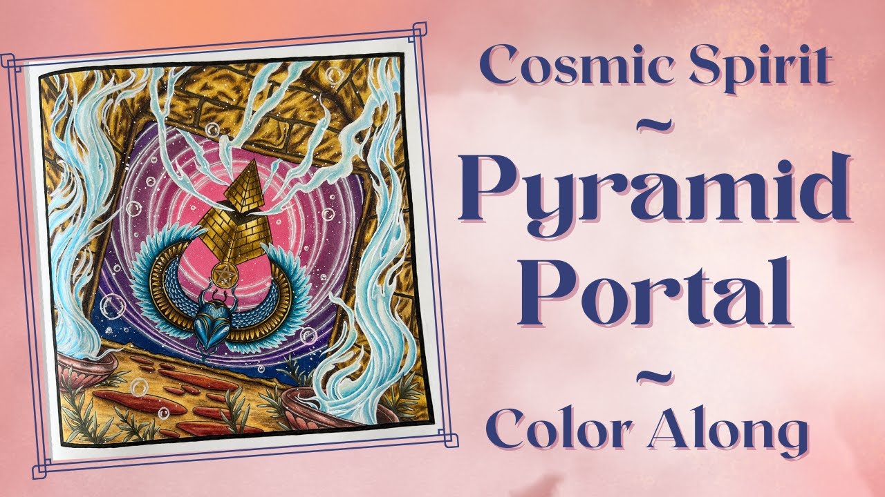 Mythographic Cosmic Spirit | Pyramid Portal | Ohuhu, Inktense and ...