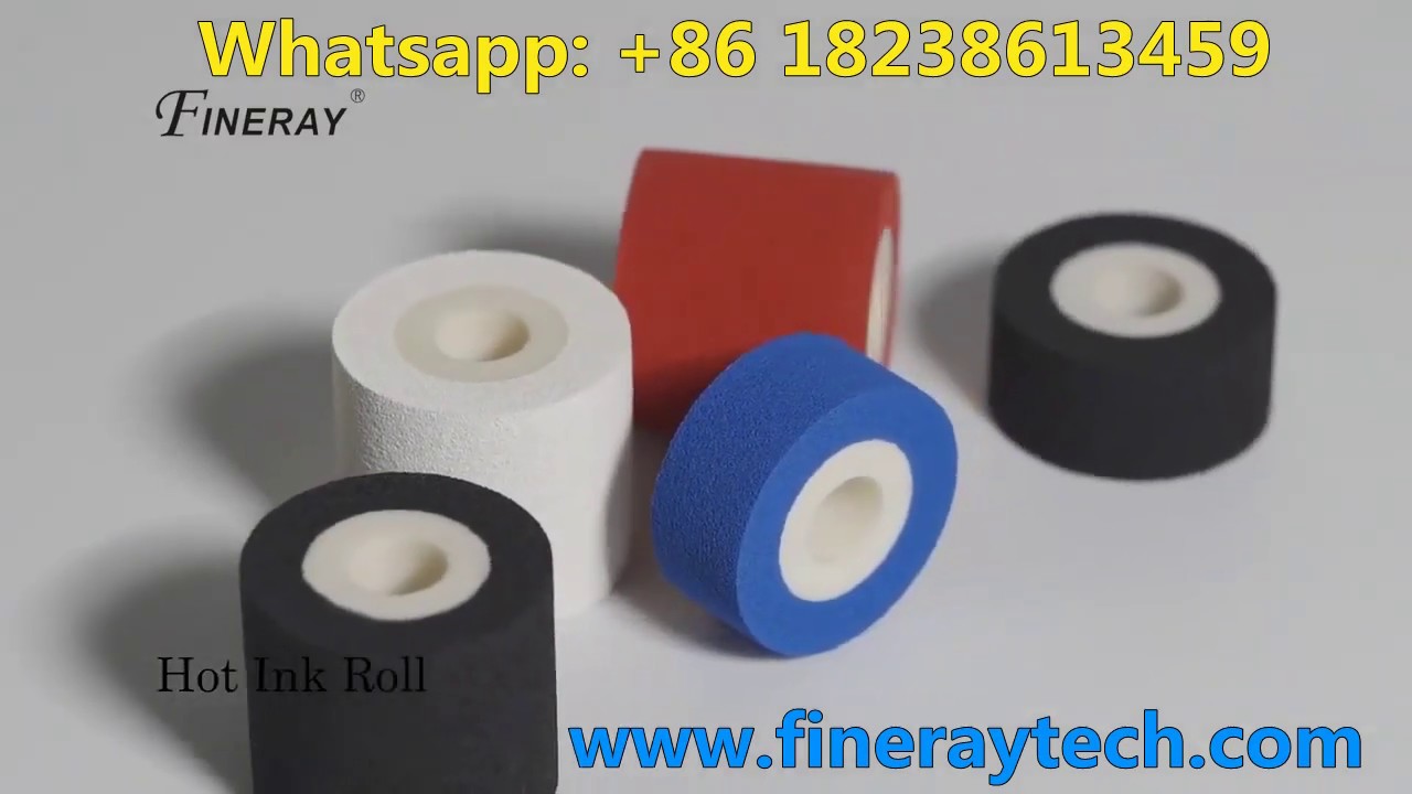 hot ink roller/ solid ink rolls to print batch number used on ink ...