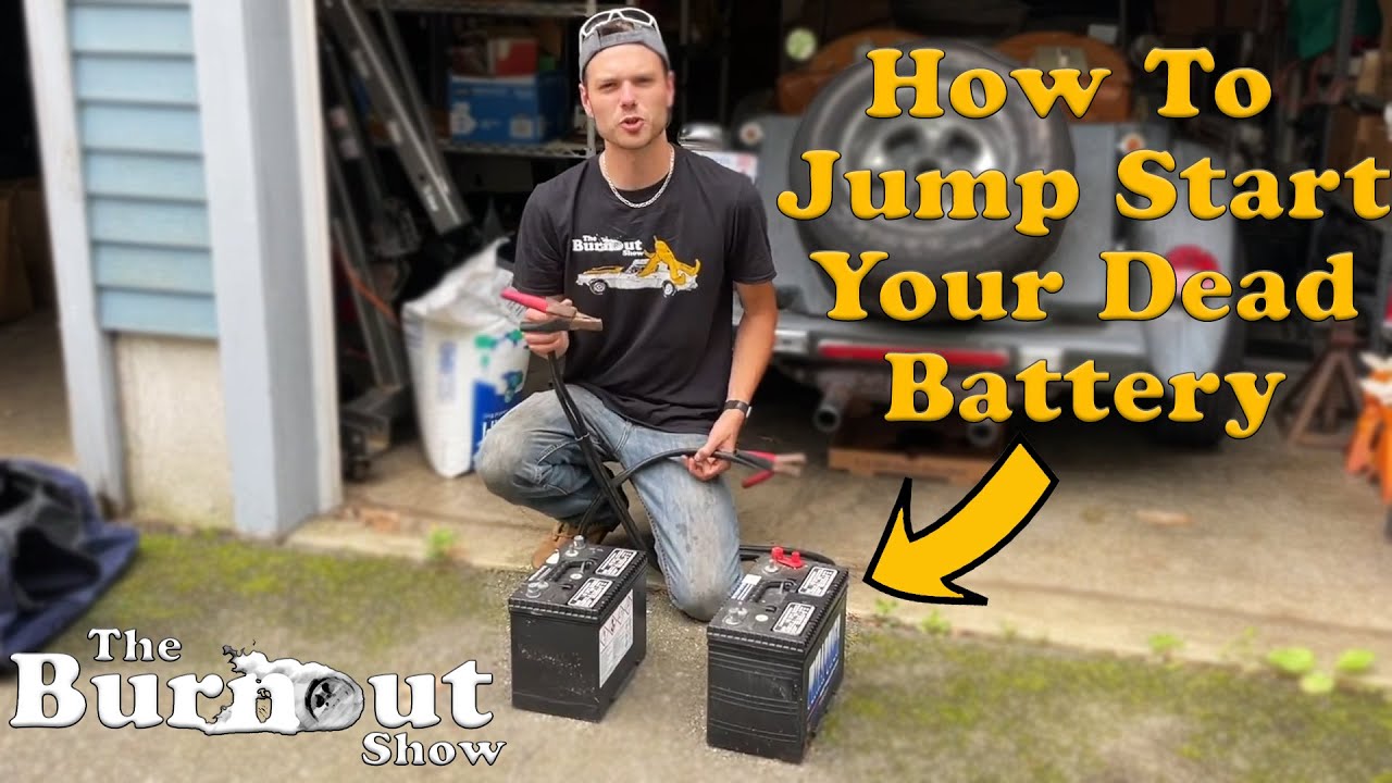 How To Jump Start Your Car Battery - Burnout Tutorials - YouTube