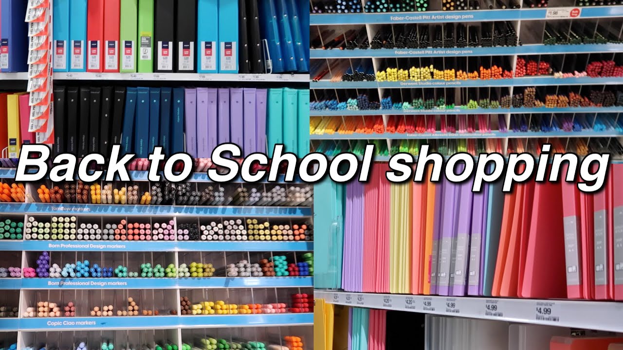 Back to School shopping 2022 - YouTube