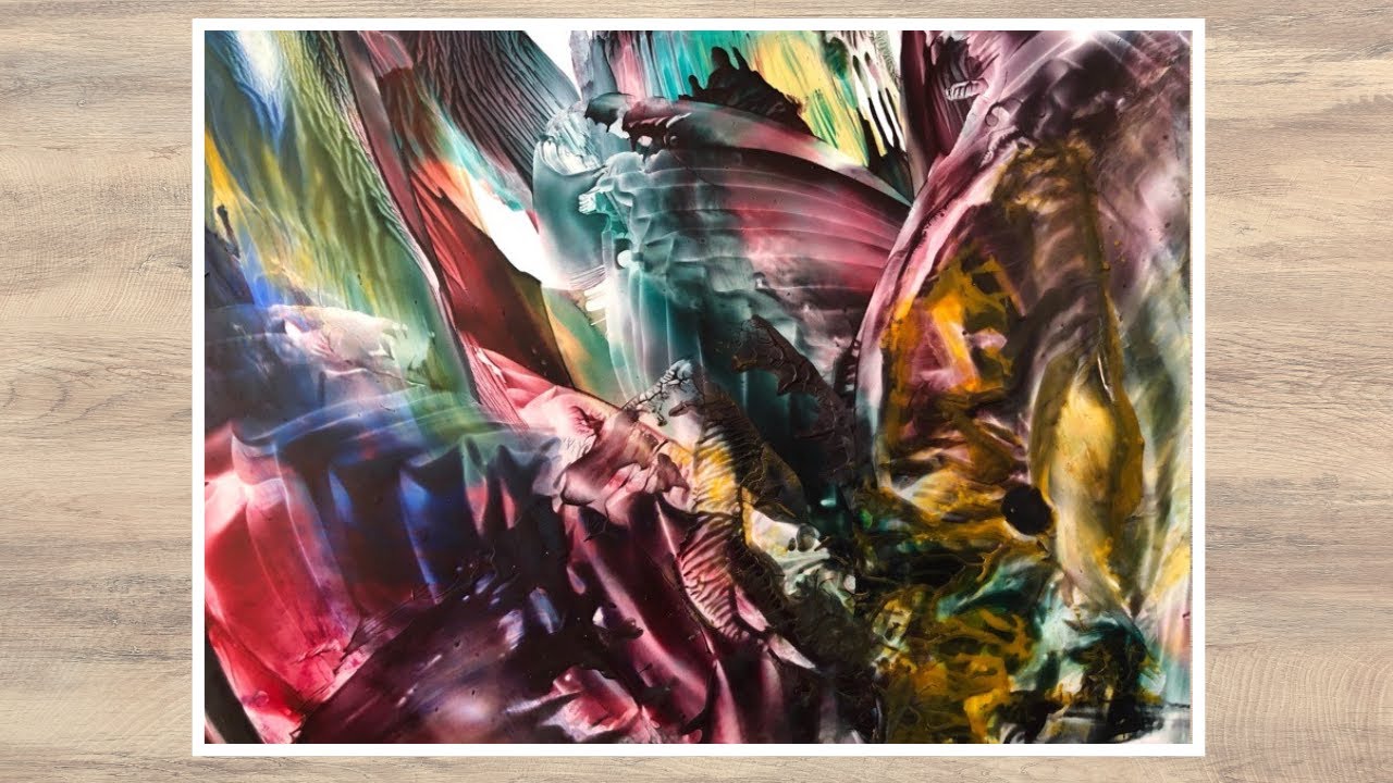 SIMPLE & EASY: How to paint Abstract Art In Minutes / Step By Step ...