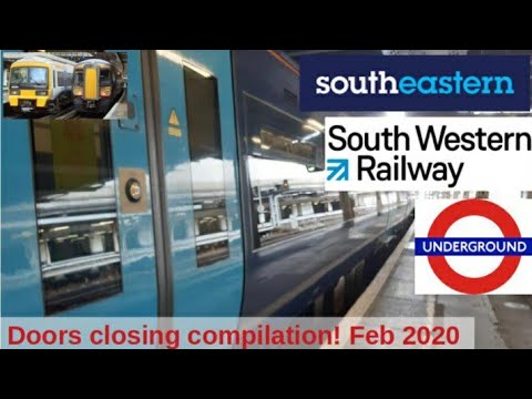 Train doors closing compilation! Feb 2020! - YouTube