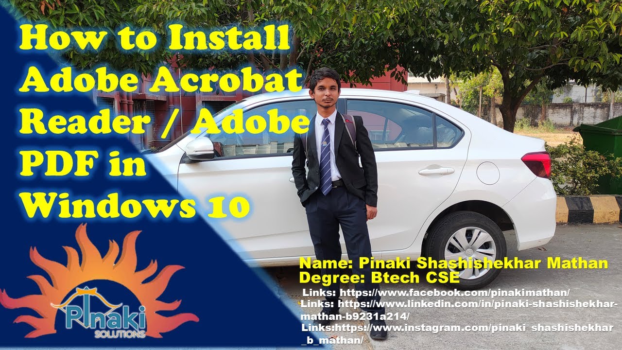 How to Install Adobe Acrobat Reader / Adobe PDF in Windows 10/11 - YouTube