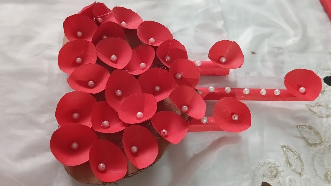 Beautiful Paper Heart Wall Handing/Paper Craft For Home Decoration ...