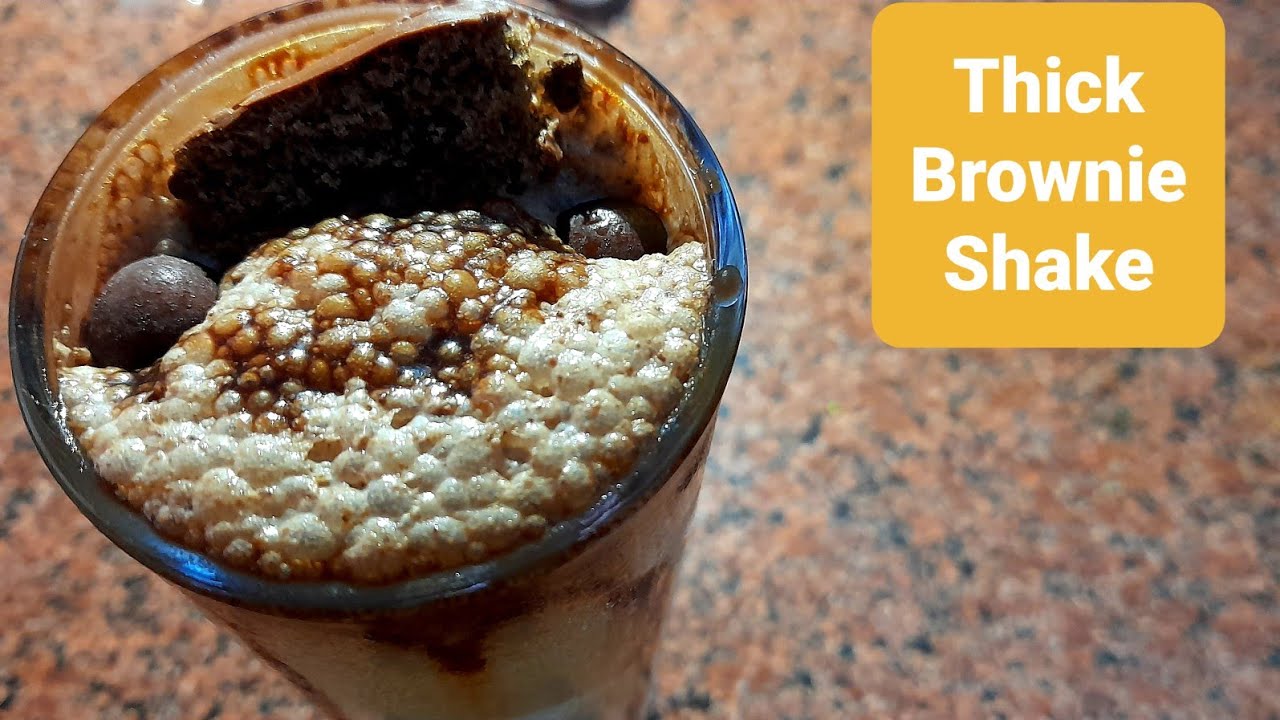 Thick Brownie Shake||How to make Thick Brownie Shake|| by Just A ...