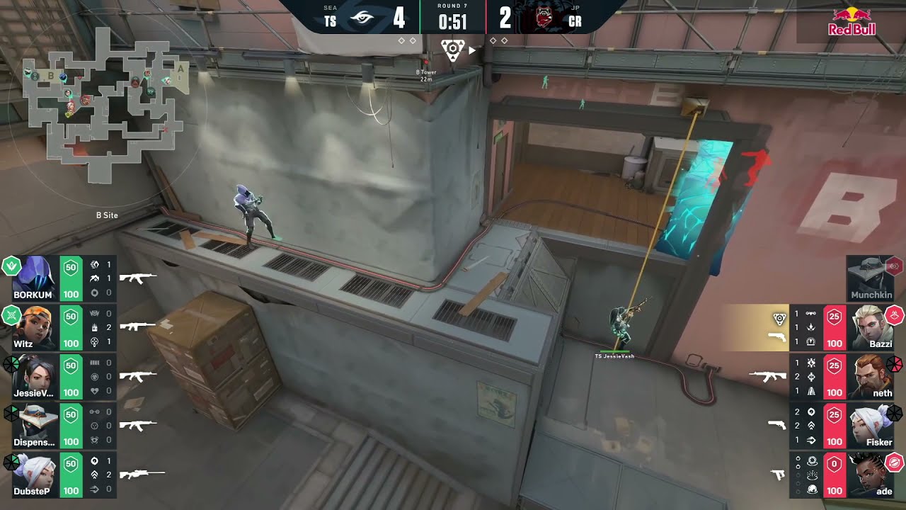 Borkum proves Omen is Still Good 4K | Team Secret vs Crazy Racoons ...