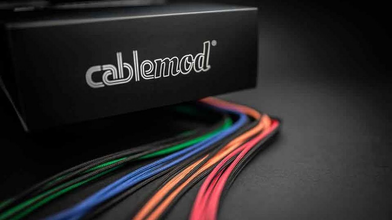 CableMod C-Series Cable Kit - Black/Red Unboxing - YouTube