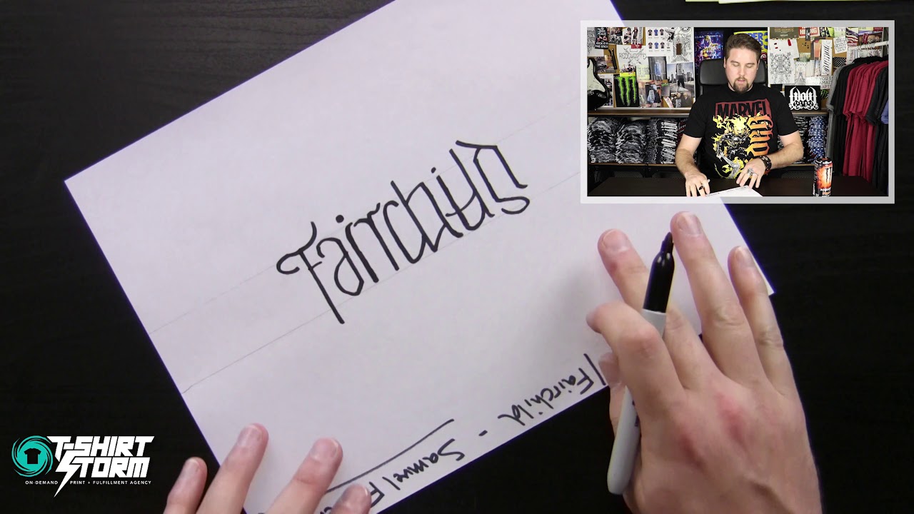 The Ambigram Artist S1E13 - Mark draws your ambigram comments the ...