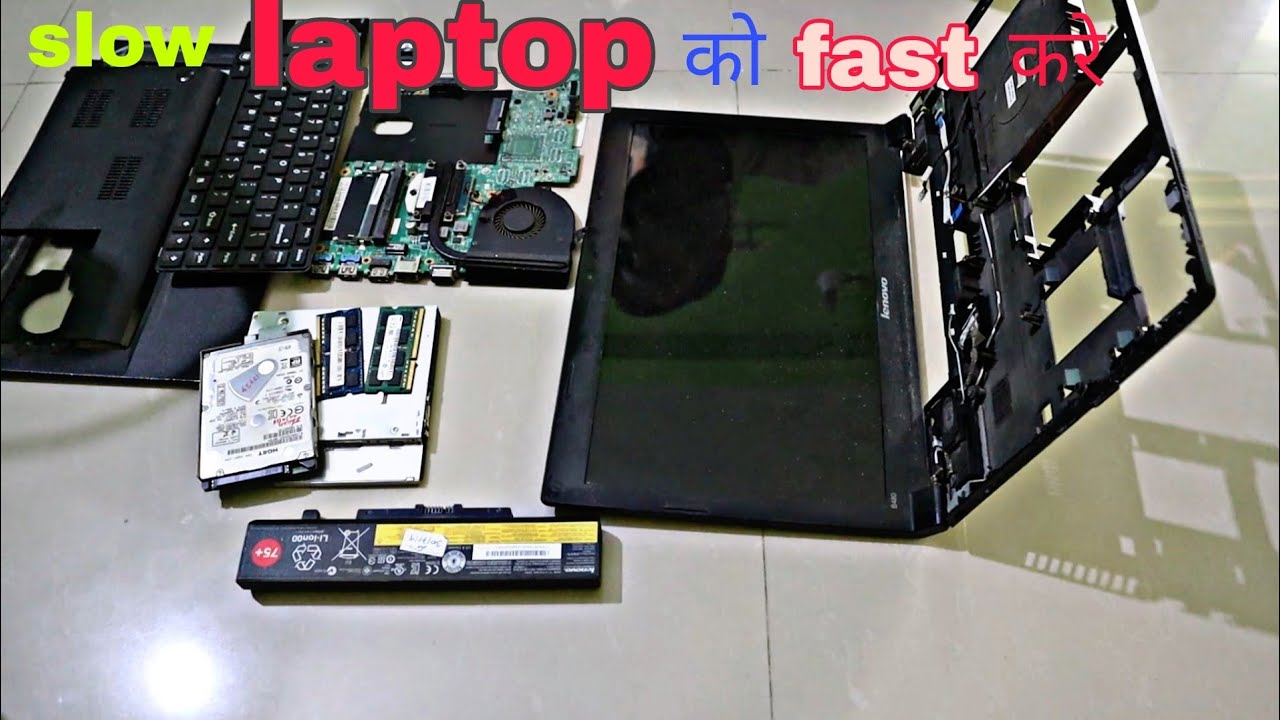 slow laptop को fast करे | Lenovo B480 laptop servicing ...