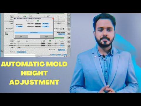 Automatic mold height adjustment - YouTube