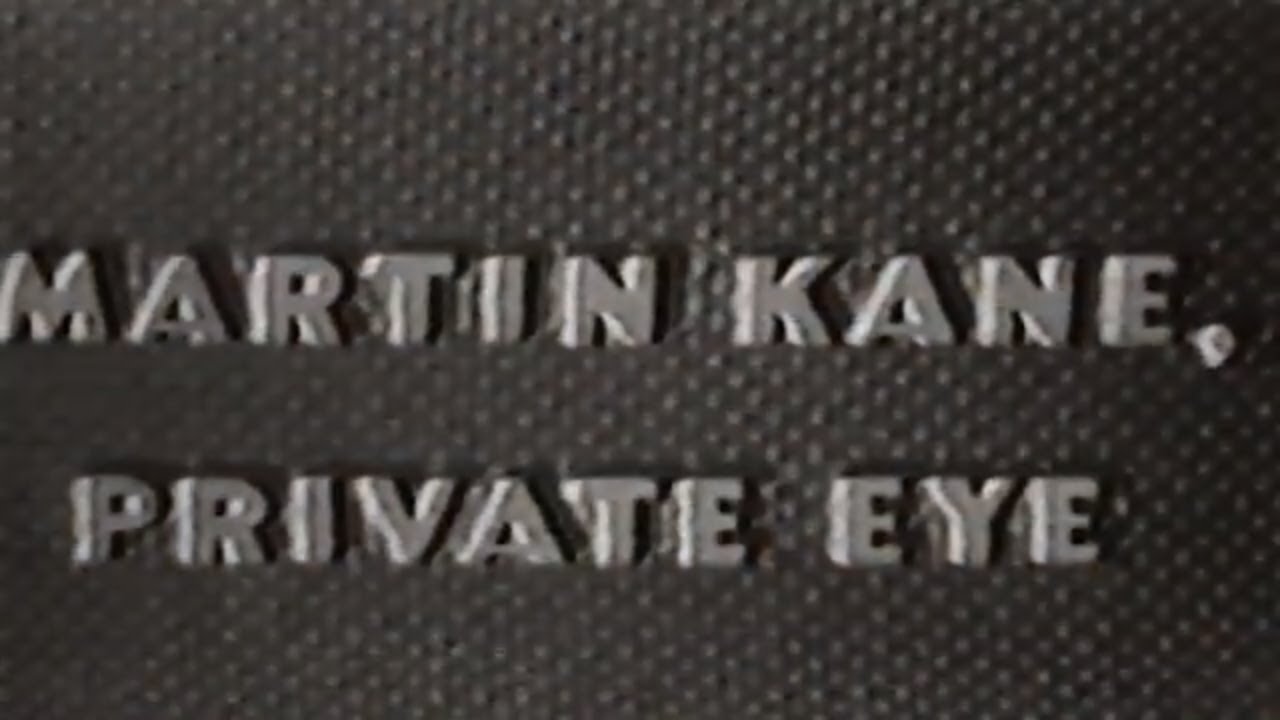 Martin Kane Private Eye Milk Bottle Burglar 50s Crime Drama - YouTube