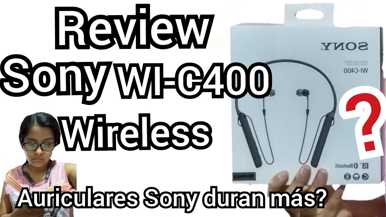 Review Wireless WI-C400 auriculares SONY BLUETOOTH - YouTube