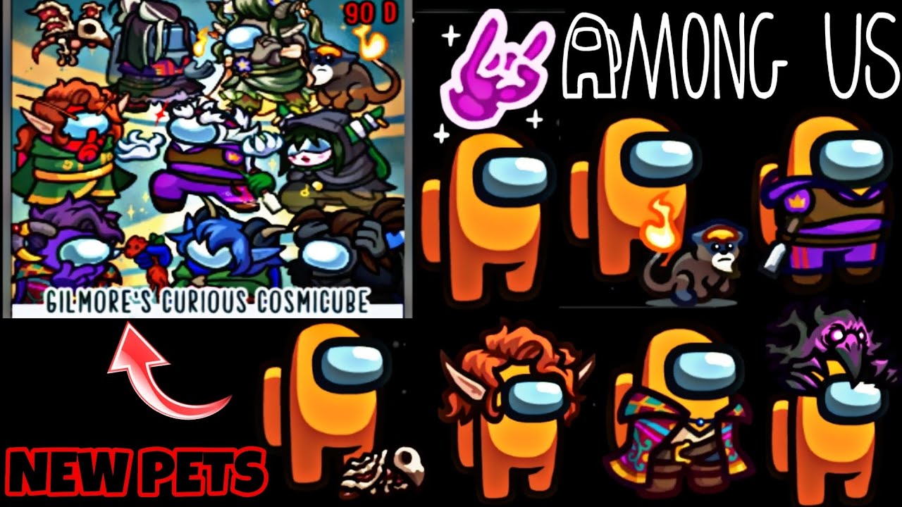 🔥👍 How To Get All New Pets in Among Us! - Gilmore's Curious Cosmicube ...
