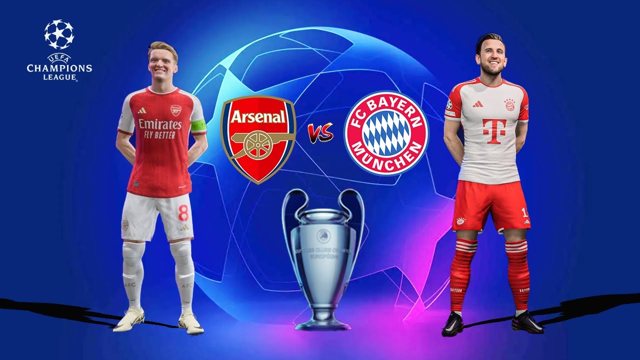 Arsenal vs Bayern Munich - UEFA Champions League 2023/2024 - Ft. Kane ...
