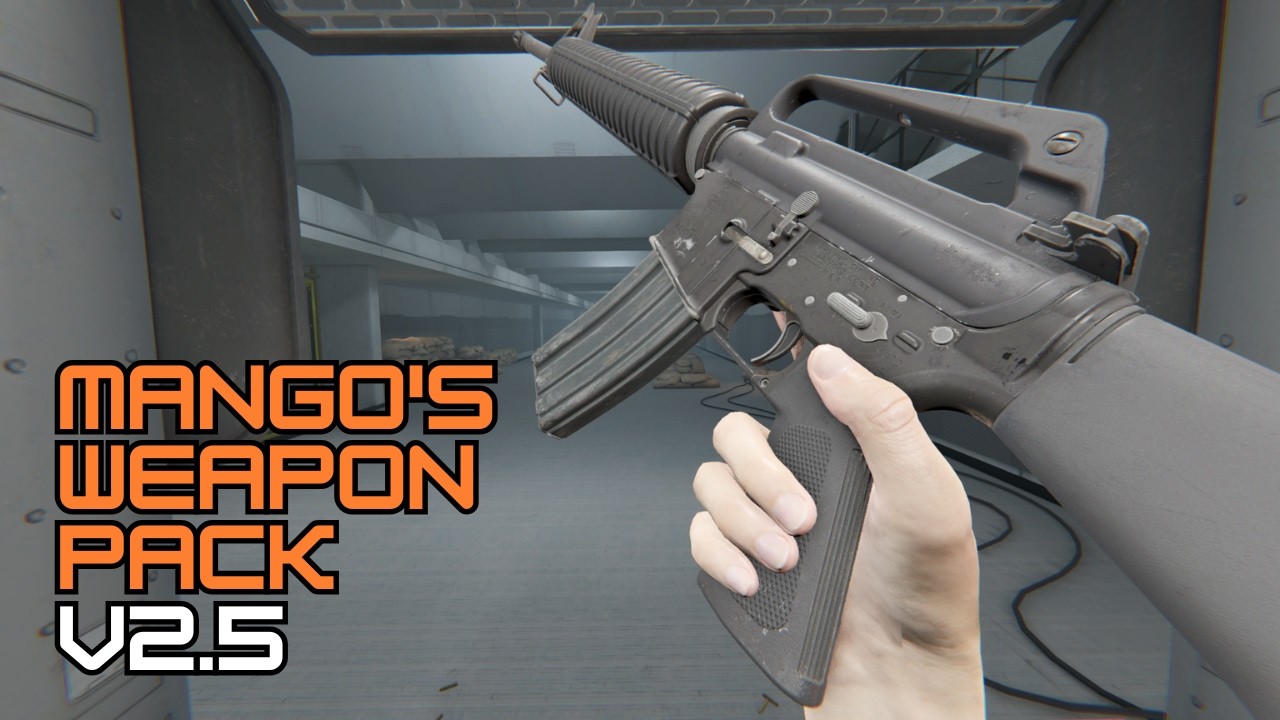 Everything NEW In Mango's Weapon Pack! (v2.5) | Bonelab Mods - YouTube