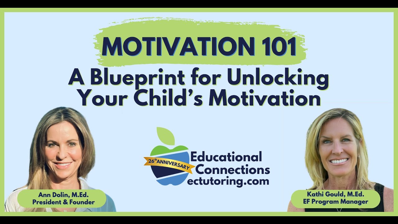 Motivation 101: A Blueprint for Unlocking Your Child’s Motivation - YouTube