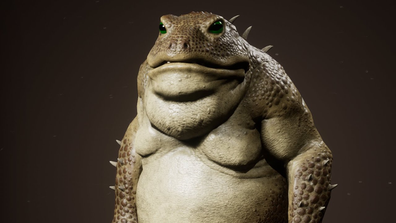 Frog Monster Mutant FAB marketplace Unity Asset store - YouTube