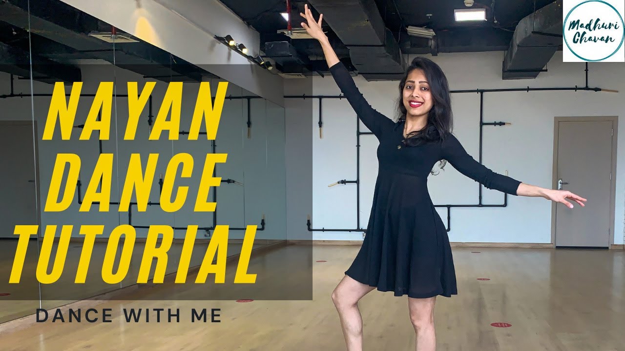 NAYAN DANCE TUTORIAL | EASY CONTEMPORARY STEPS | MADHURI CHAVAN # ...