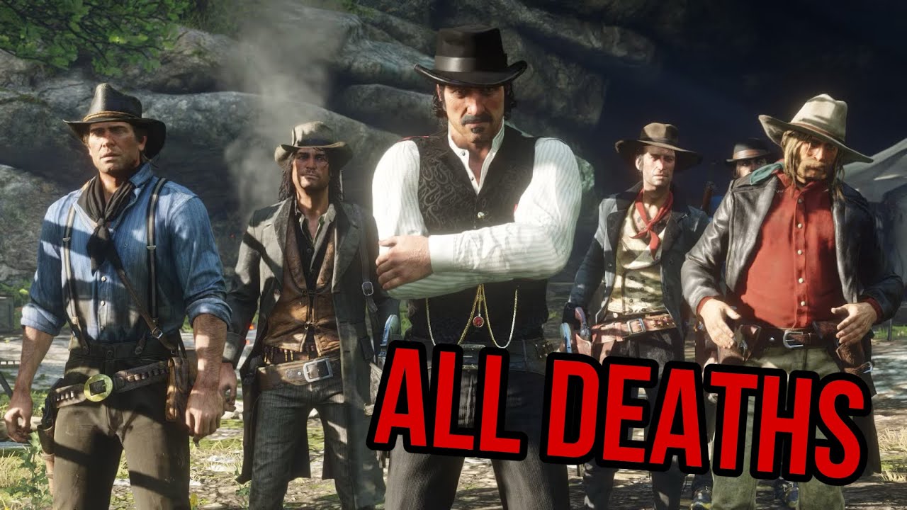 Every death In Red dead redemption 2 (all Major campaign Deaths) # ...