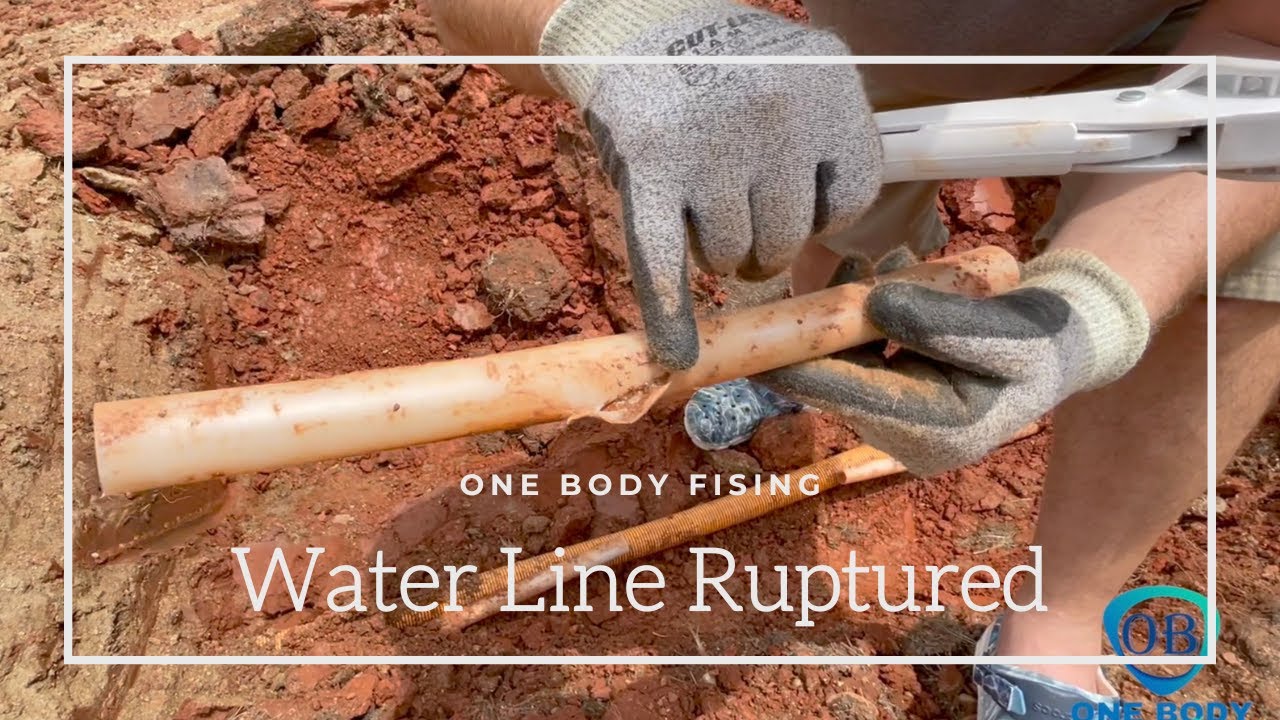 How to REPAIR Pex Water line.. Ruptured Water Line, PEX?? How to REPAIR ...